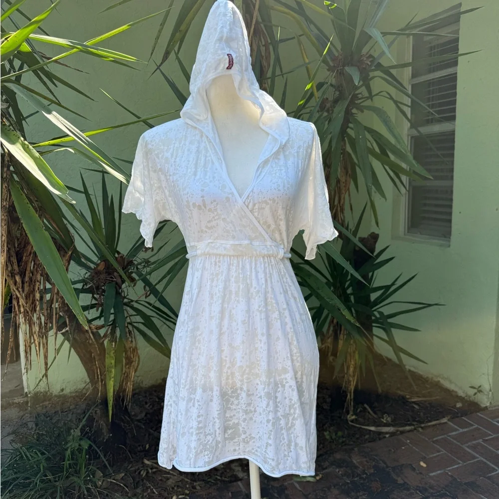 Hard Tail | Swim | Hard Tail White Burnout Swim Cover Up | Poshmark